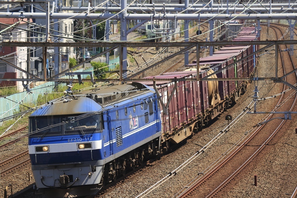 ’23年7月23日馬橋周辺の貨物列車: 変速ショック2