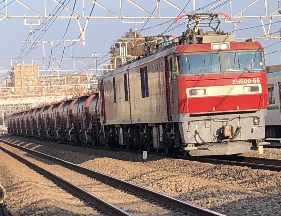 ’24年1月4日の馬橋周辺の貨物列車: 変速ショック2