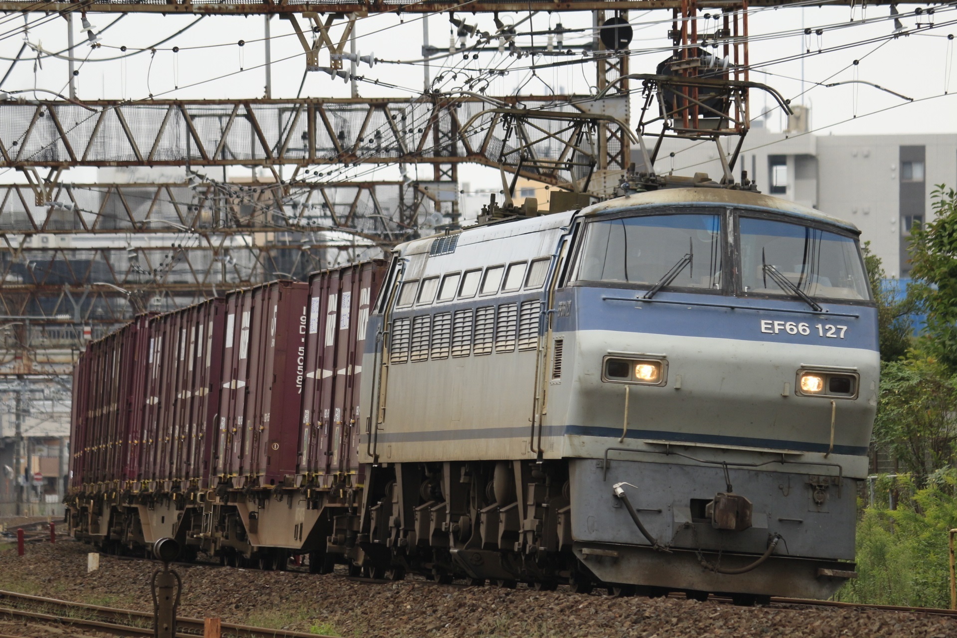 ’24年10月6日の馬橋周辺の貨物列車(その1): 変速ショック2